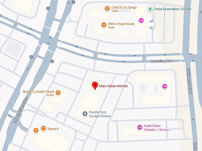 16. mia's italian kitchen map