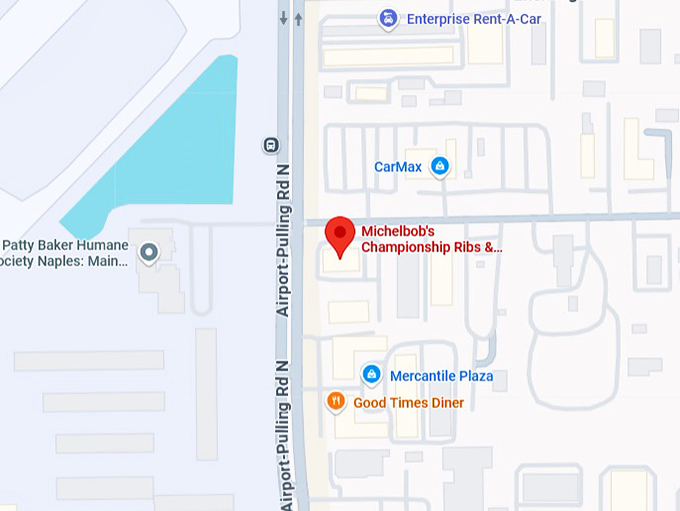 16. michelbob's championship ribs & steaks map