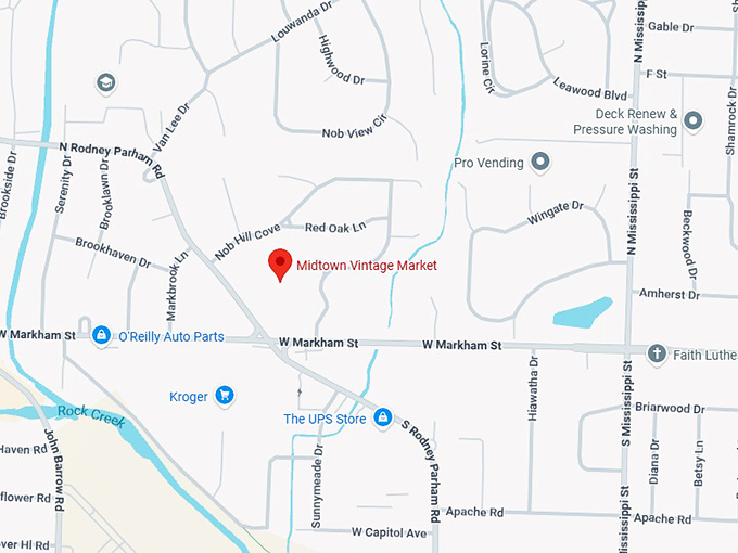 16. midtown vintage market map