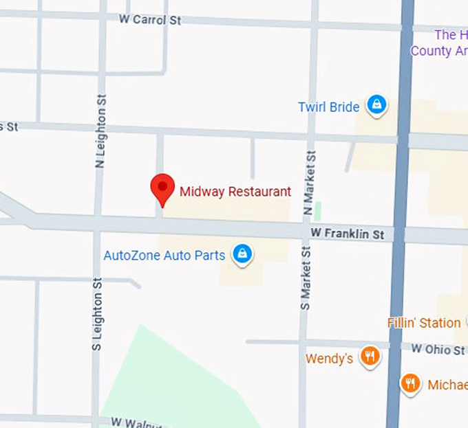 16. midway restaurant map