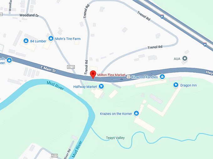 16. milton flea market, inc map