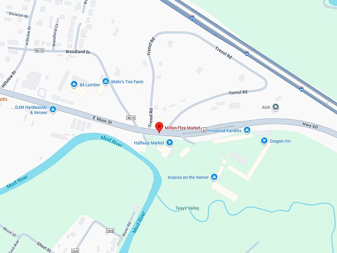 16. milton flea market, inc map