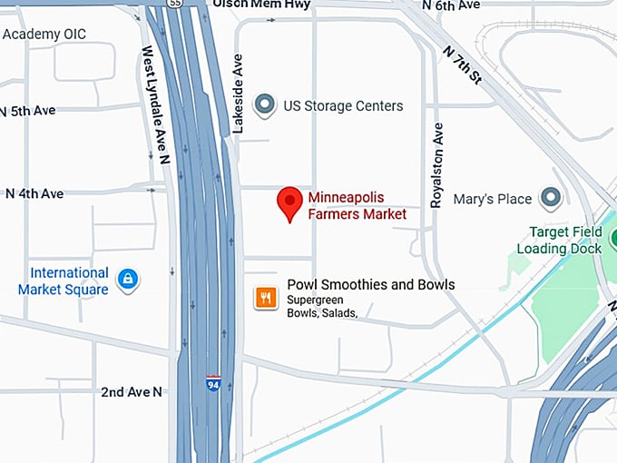 16. minneapolis farmers market map