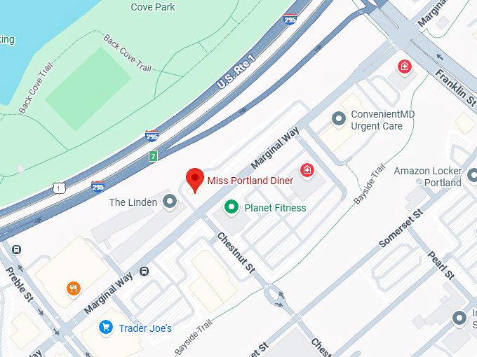 16. miss portland diner map