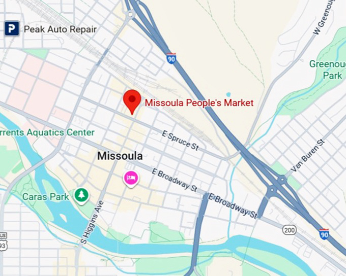 16. missoula people's market map