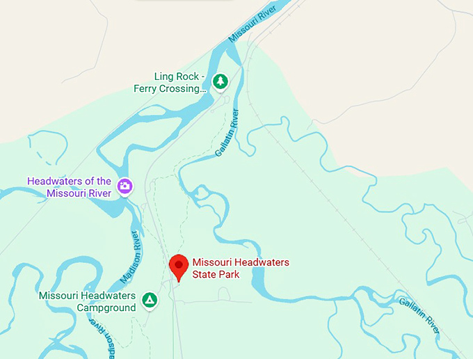 16. missouri headwaters state park map
