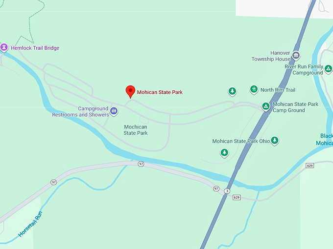 mohican state park map