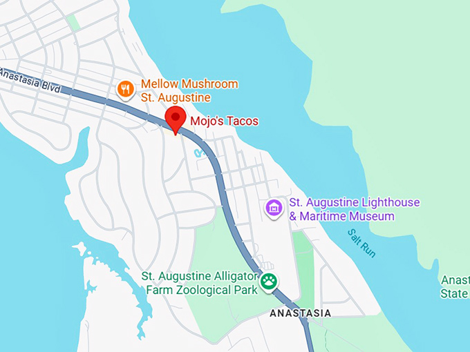 16. mojo&rsquo;s tacos map