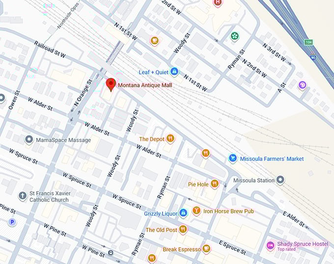 16. montana antique mall map