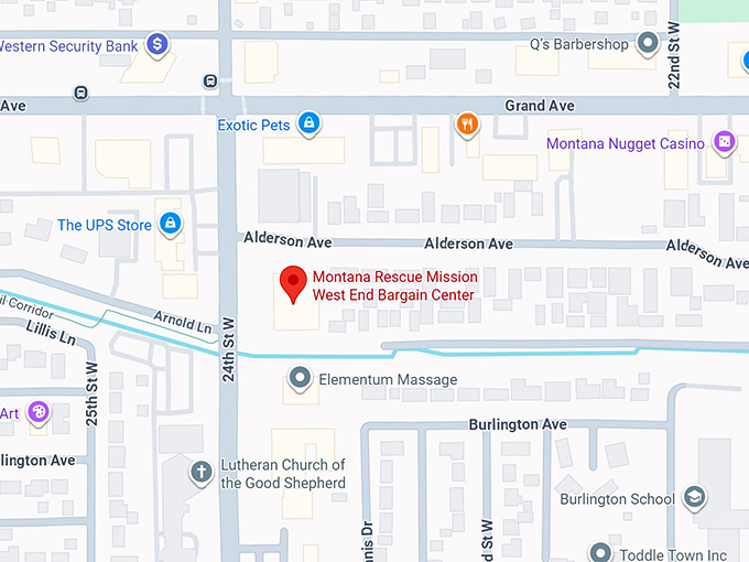 16. montana rescue mission west end bargain center map