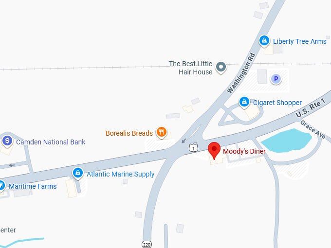 16. moody's diner map