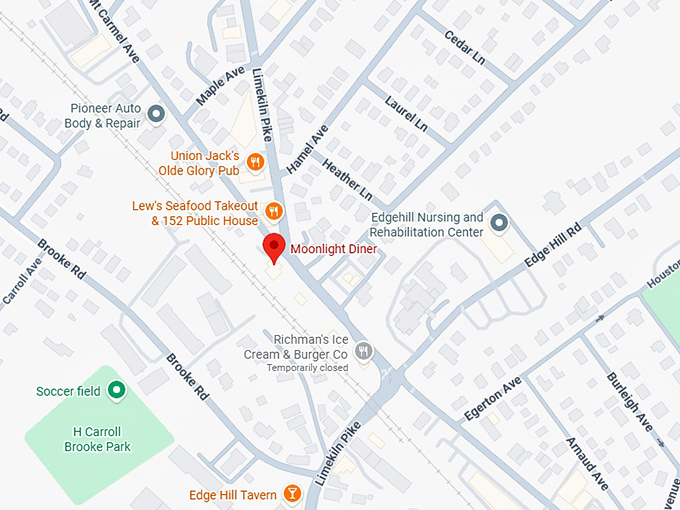 16. moonlight diner map