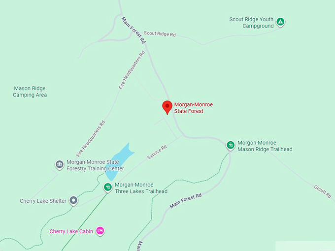 16. morgan monroe state forest map