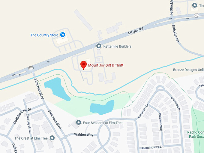 16. mount joy gift & thrift map