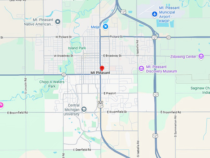 16. mount pleasant map