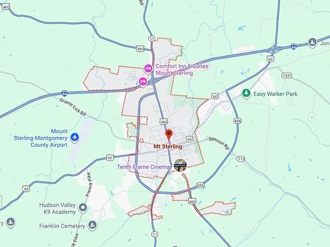 16. mount sterling, ky map