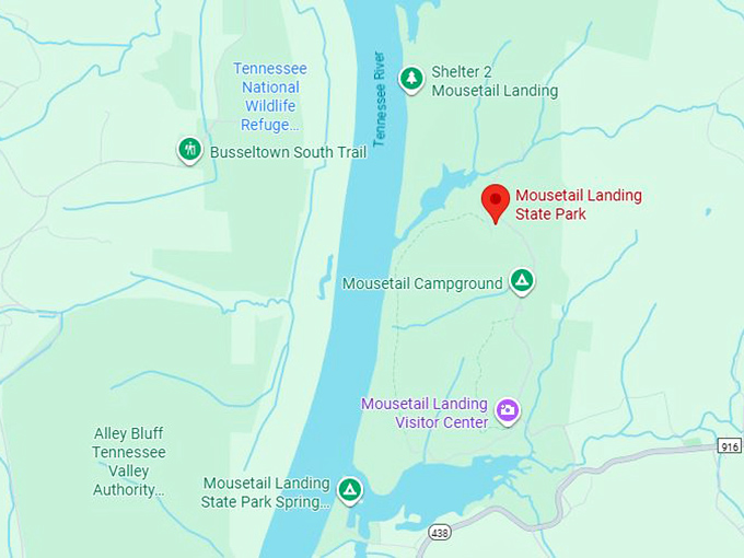 16. mousetail landing state park map