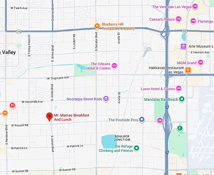 16. mr. mamas breakfast and lunch map