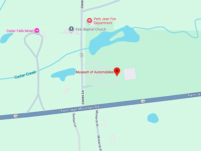 museum of automobiles map