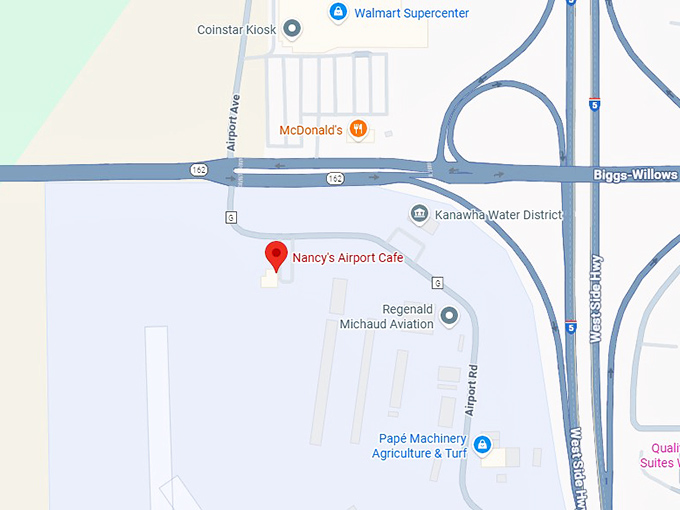 16. nancy's airport cafe map