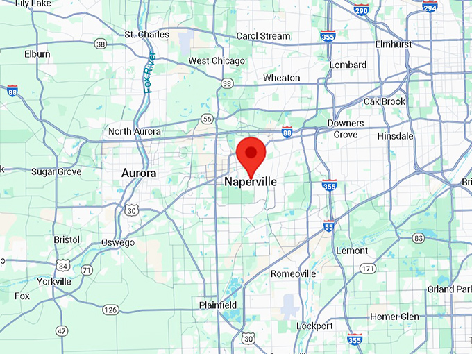 16. naperville il map
