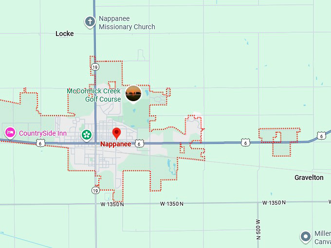 16. nappanee map