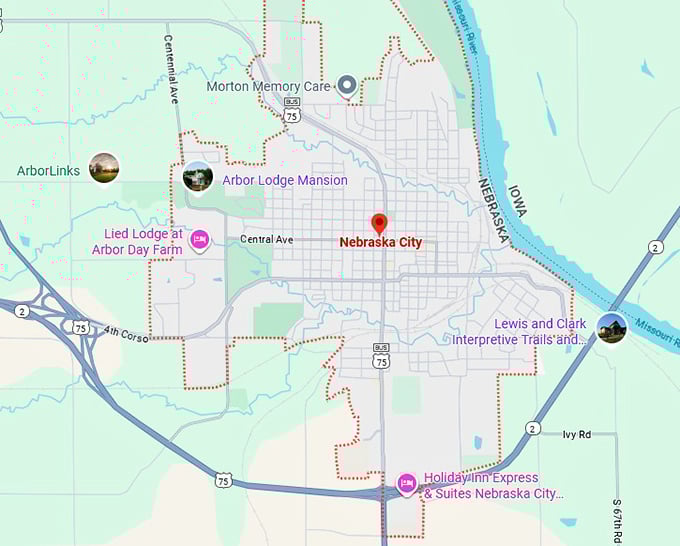 16. nebraska city map