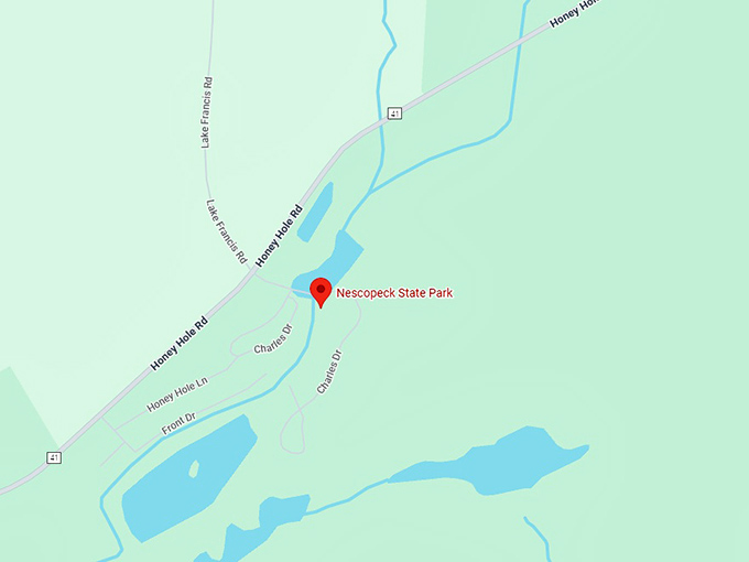 16. nescopeck state park map