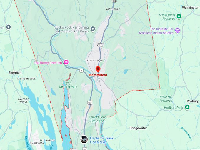 16. new milford ct map