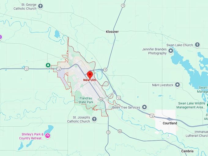 16. new ulm map
