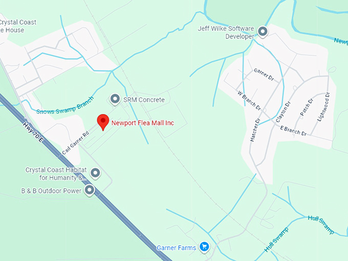 16. newport flea mall inc. map