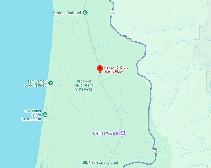 newton b. drury scenic parkway map
