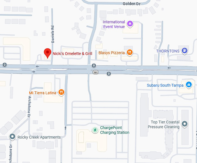 16. nicki&rsquo;s omelette & grill map