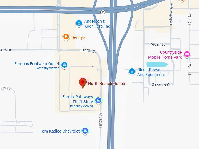 16. north branch outlets map