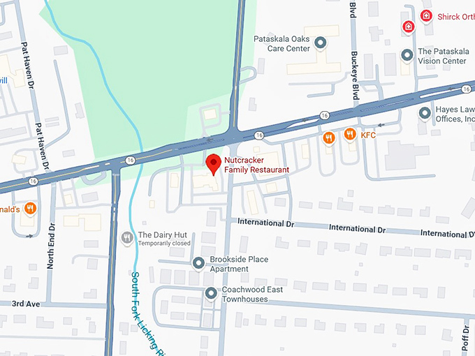 nutcracker family restaurant map