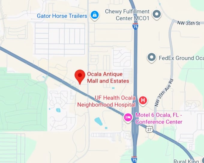 16. ocala antique mall and estates map