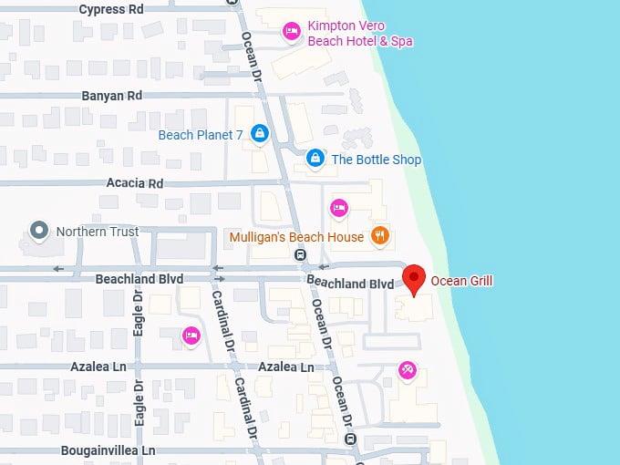 16. ocean grill map