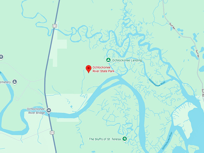 16. ochlockonee river state park map