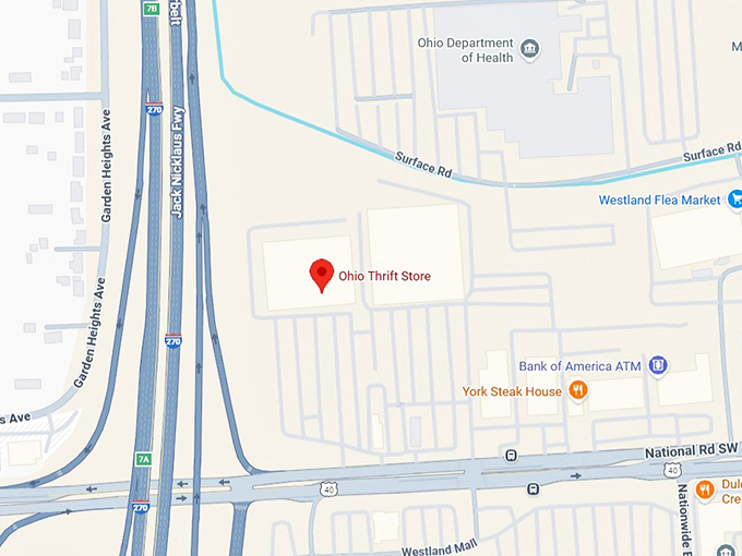 16. ohio thrift store (4340 w broad st) map