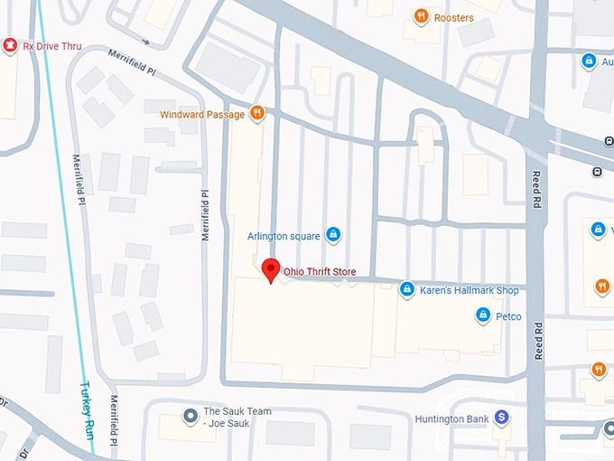 16. ohio thrift store map