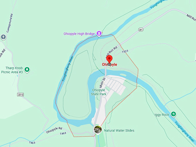 16. ohiopyle map