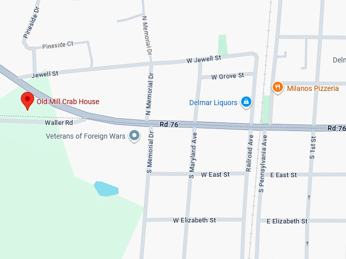 16. old mill crab house map