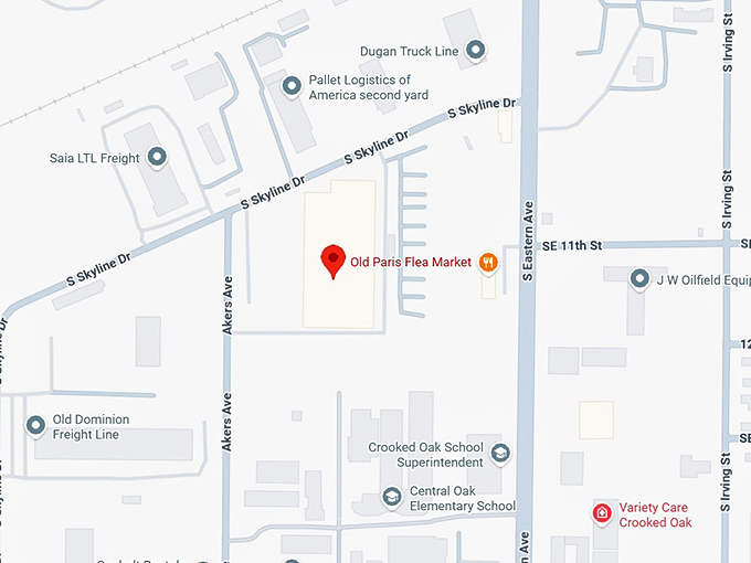 16. old paris flea market map