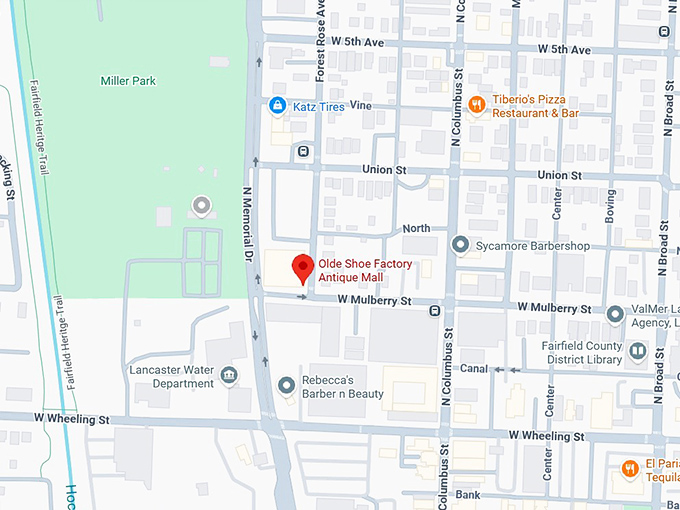 16. olde shoe factory antique mall map