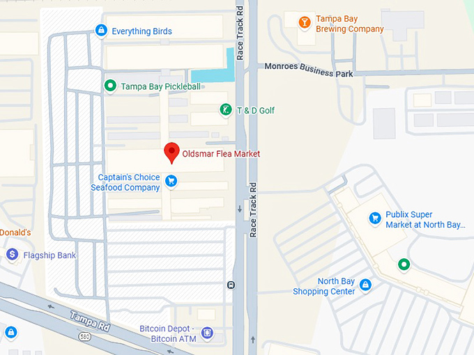 16. oldsmar flea market map