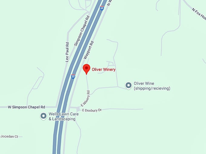 16. oliver winery map