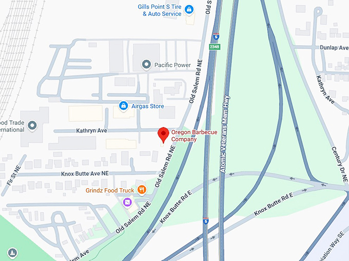 16. oregon barbecue company map