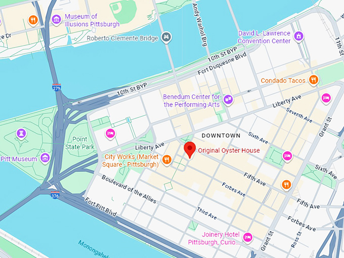 16. original oyster house map
