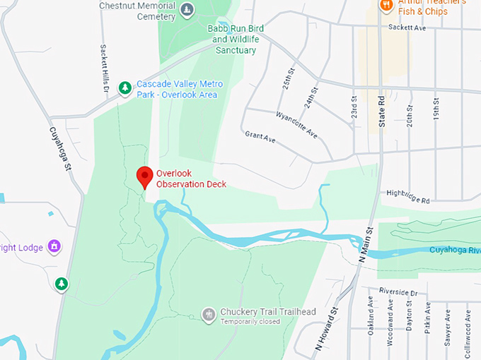 16. overlook observation deck map