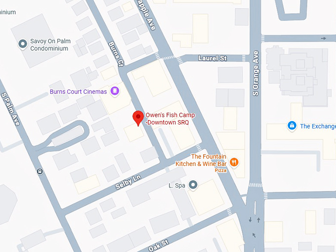 16. owen's fish camp downtown srq map